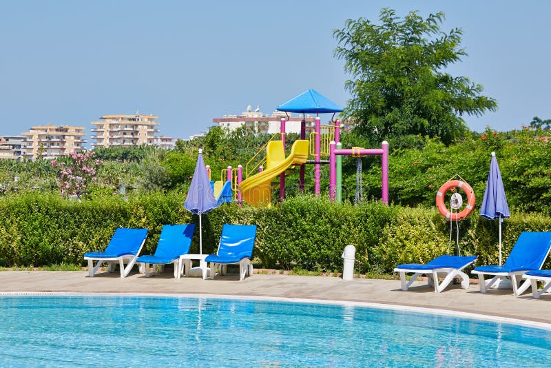 Orange Playground Steering Wheel Stock Photo - Image of highway ...