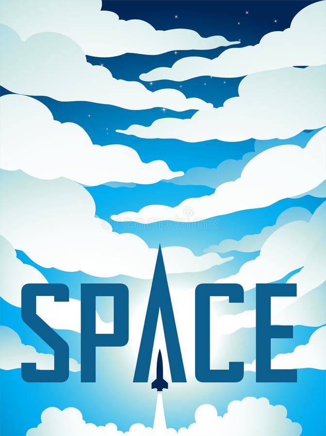 Space Exploration Logo with Super Futuristic Text Stock Vector ...