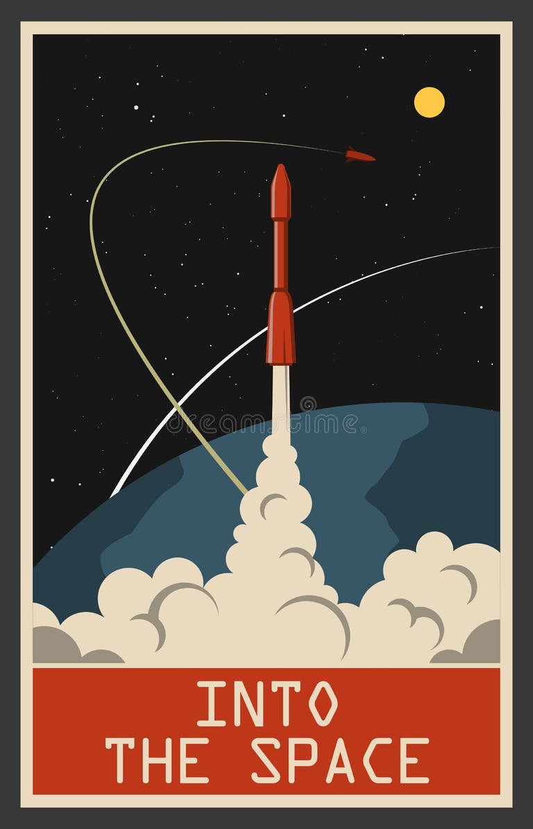 Soviet Space Poster Stock Illustrations – 298 Soviet Space Poster Stock ...
