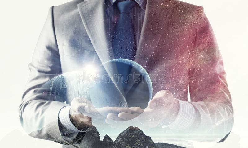 Power in your hands stock photo. Image of hand, solar - 25306884