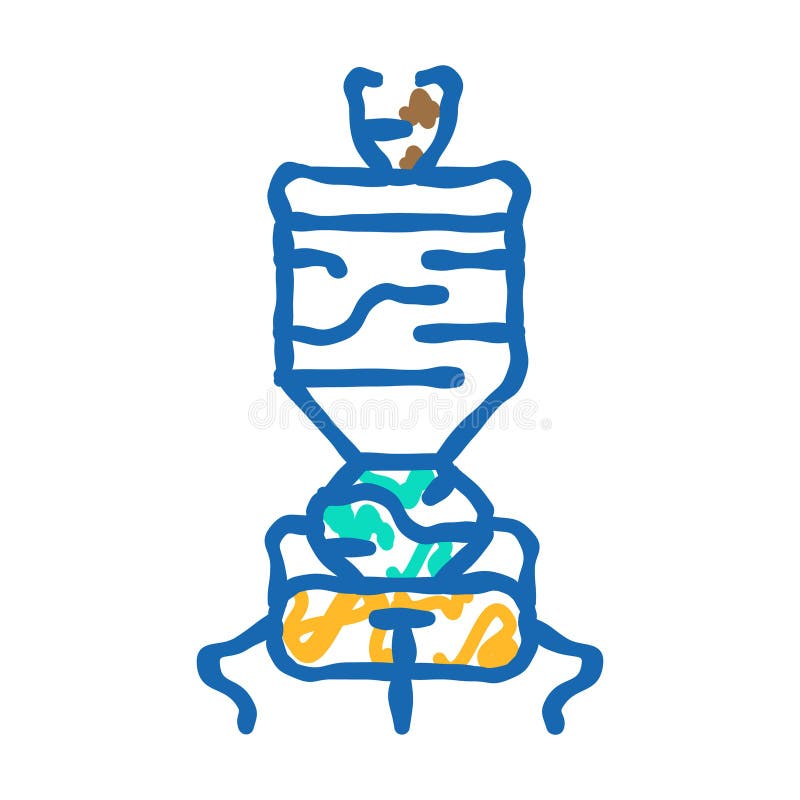 Space Probe Aeronautical Engineer Icon Doodle Illustration Stock ...