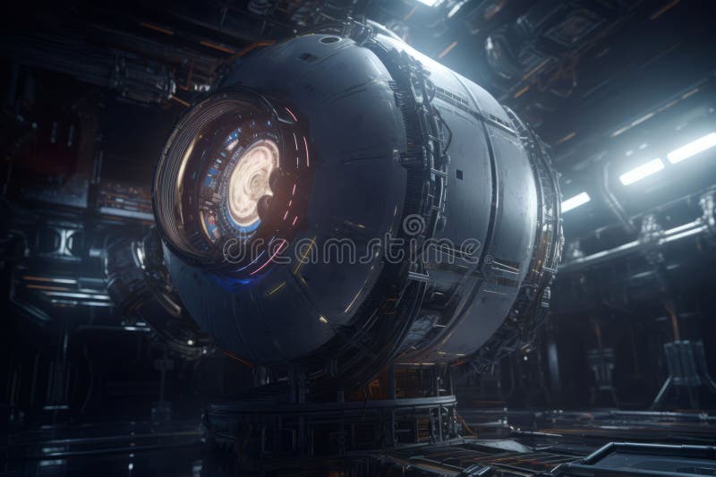 Space Probe Craft Scifi. Generate Ai Stock Photo - Image of flight ...