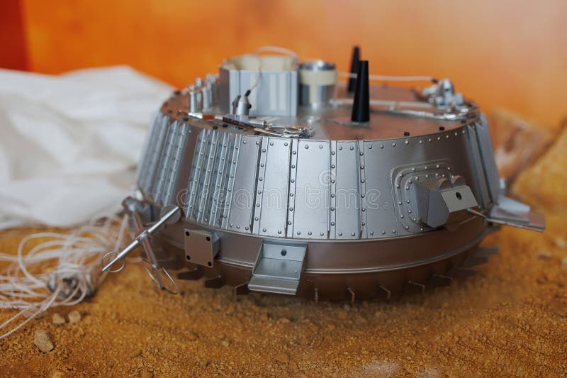 Space Probe Huygens Landing on Titan Editorial Stock Photo - Image of ...