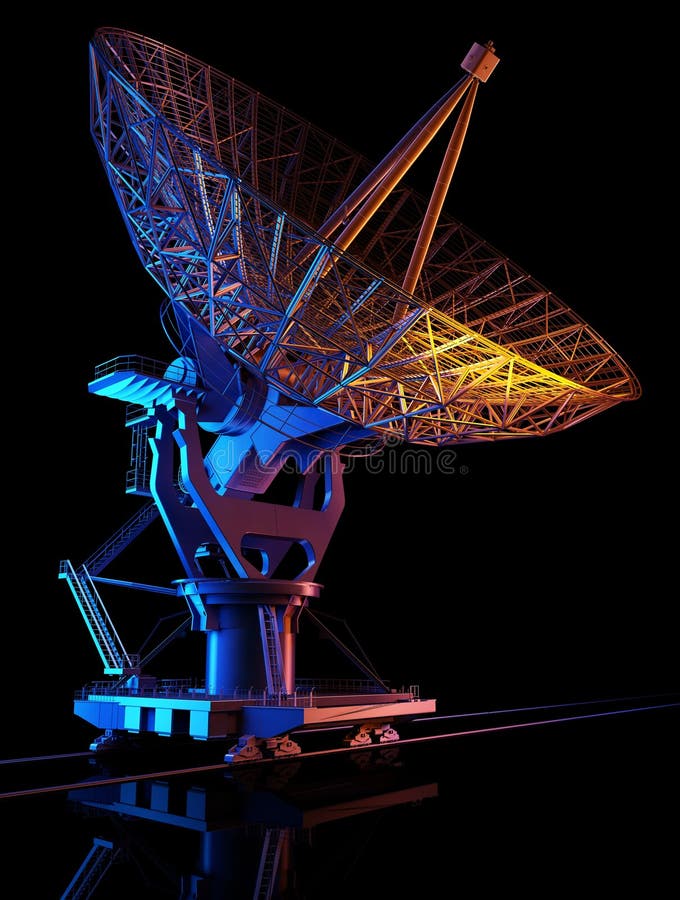 Space Radar. Space Technology Single Icon in Cartoon Style Vector ...