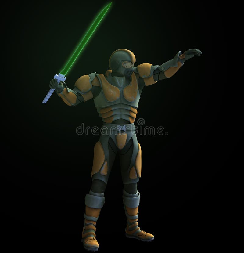 Space Ranger stock illustration. Illustration of assault - 32474330