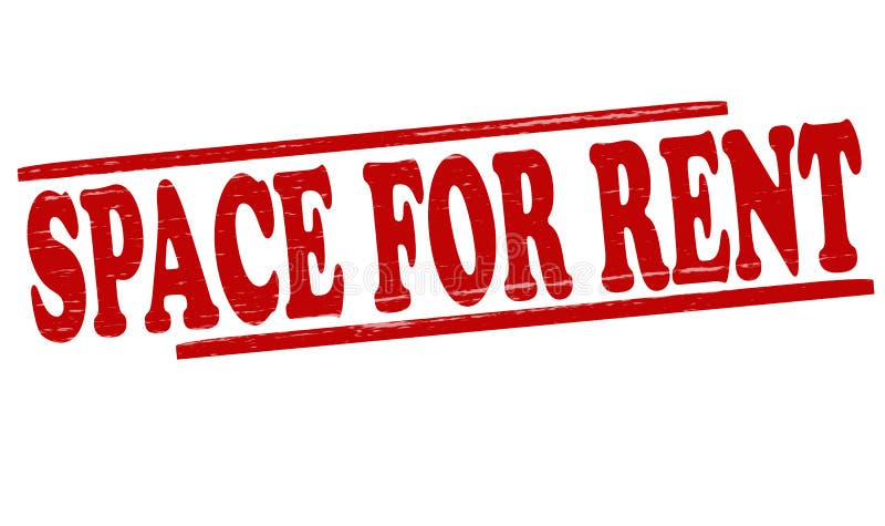 Space for rent stock illustration. Illustration of capacity - 109825910