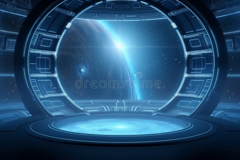 Space Research Ship Future. Generate Ai Stock Illustration ...