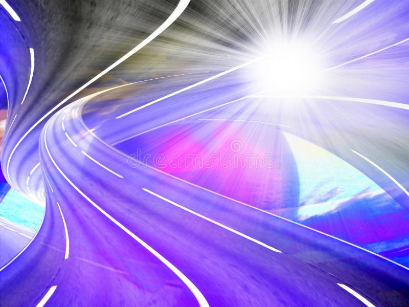 Space road stock illustration. Illustration of fine, object - 10621080