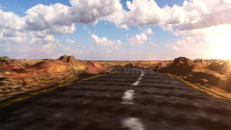 Space Road Moon Planet Loop Animation Stock Footage - Video of biology ...