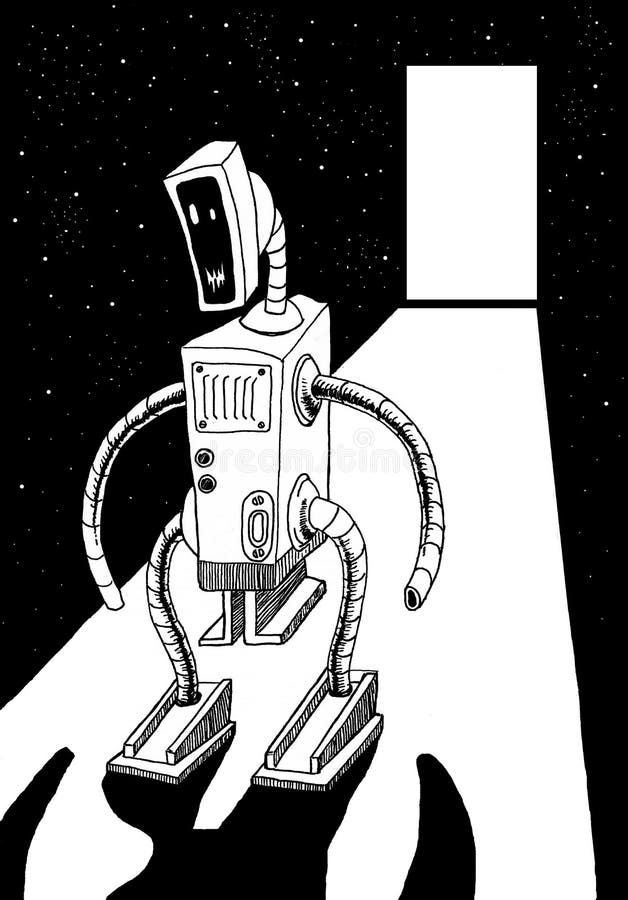 Space Robot stock illustration. Illustration of robot - 102787771