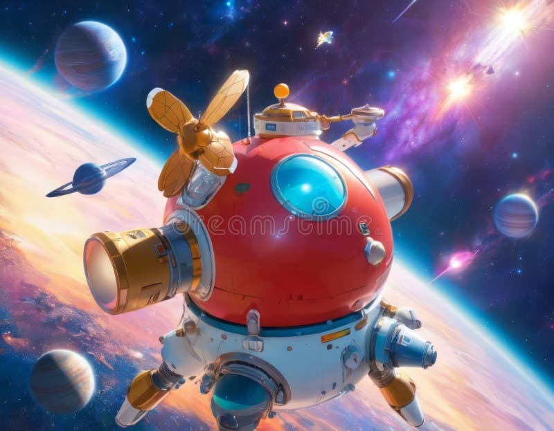 Space Robot Explorer Concept Stock Photo - Image of innovative ...