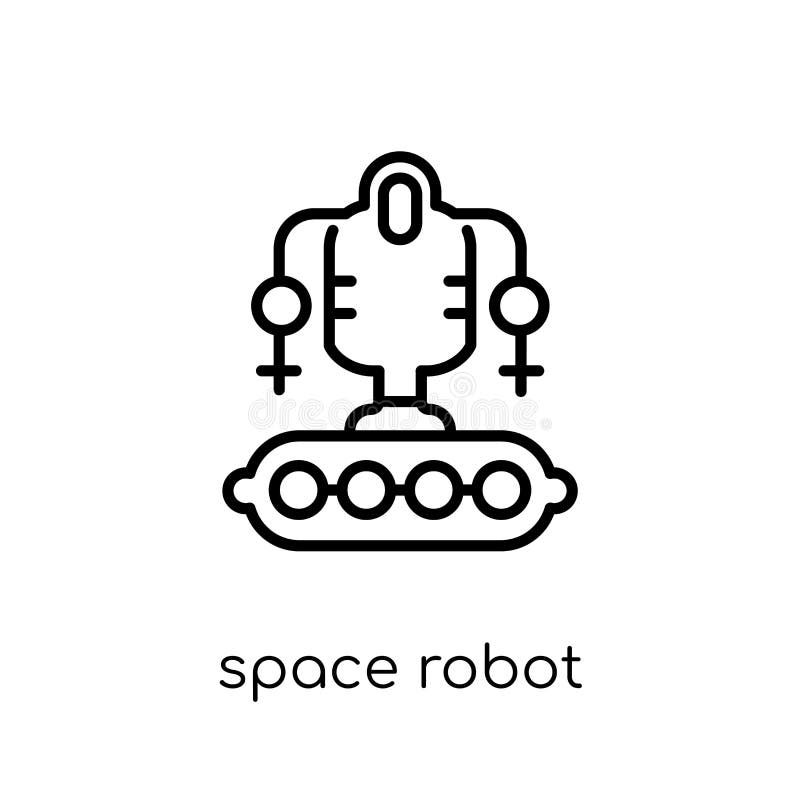 Space Robot Icon from Astronomy Collection. Stock Vector - Illustration ...
