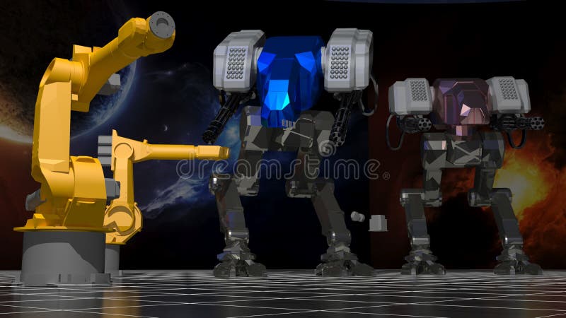 Time and Space Concept - Surface Comes from 3D Rendering Stock Image ...