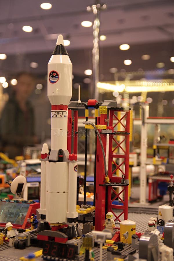 Space rocket editorial image. Image of play, bricks, rocket - 45386095