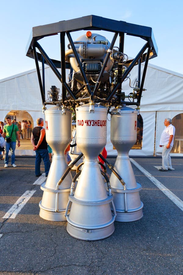 Space Rocket Engine RD-107A of the Corporation `Kuznetsov` Editorial ...