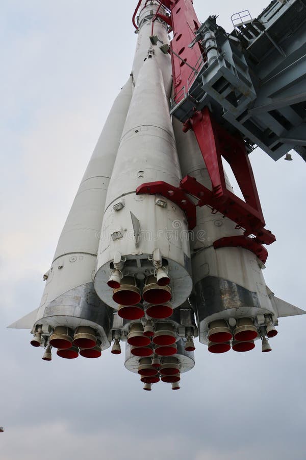 Space Rocket Engines and Nozzles Stock Photo - Image of spacecraft ...