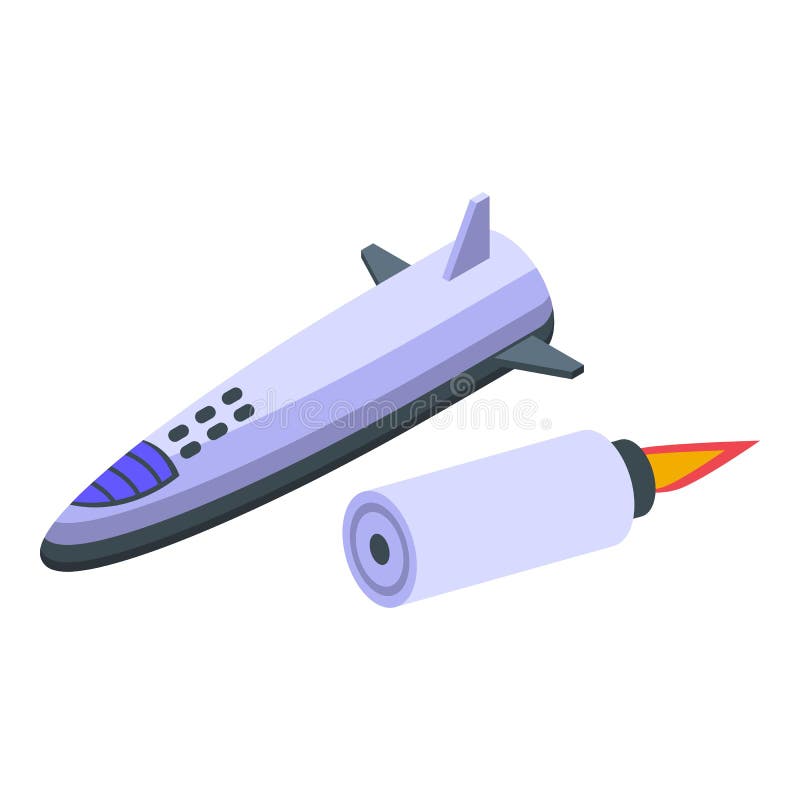 Space Rocket Icon Isometric Vector. Base Mars Stock Vector ...