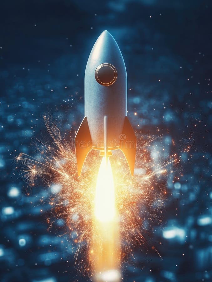 Space Rocket Launch stock photo. Image of aeronautics - 366728474