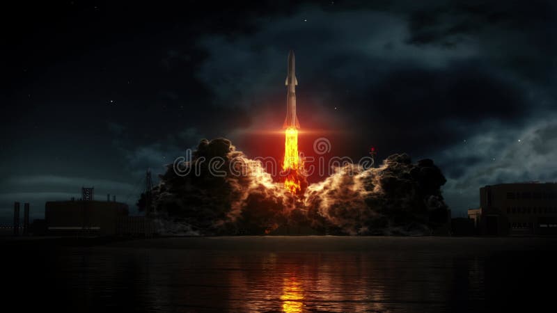 Rocket Launch Footage with Data Visualization of Market Trends Stock ... Rocket Launch Footage with Data Visualization of Market Trends Stock ...