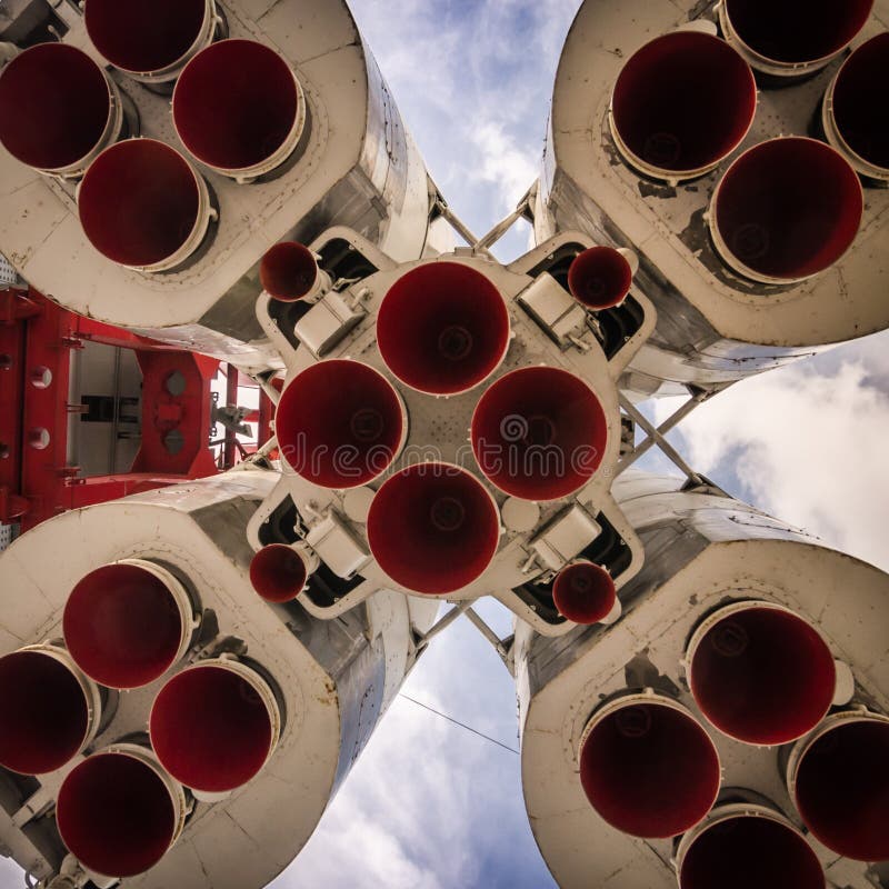 Space Rocket on the Launch Pad Stock Image - Image of engineering ...