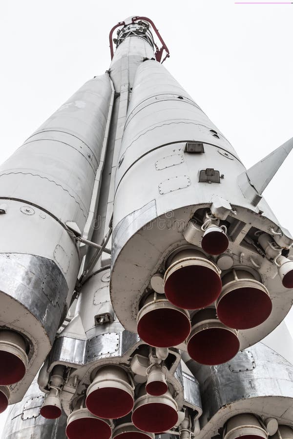 Space Rocket is on the Launch Pad Stock Photo - Image of detail, rocket ...