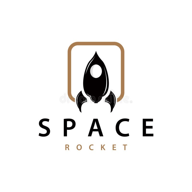 Space Rocket Logo Design, Space Vehicle Technology Vector, Simple ...