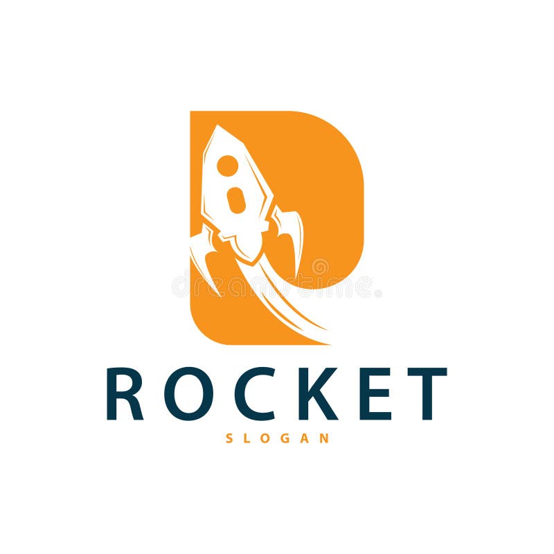 Space Rocket Logo Design, Space Vehicle Technology Vector, Simple ...