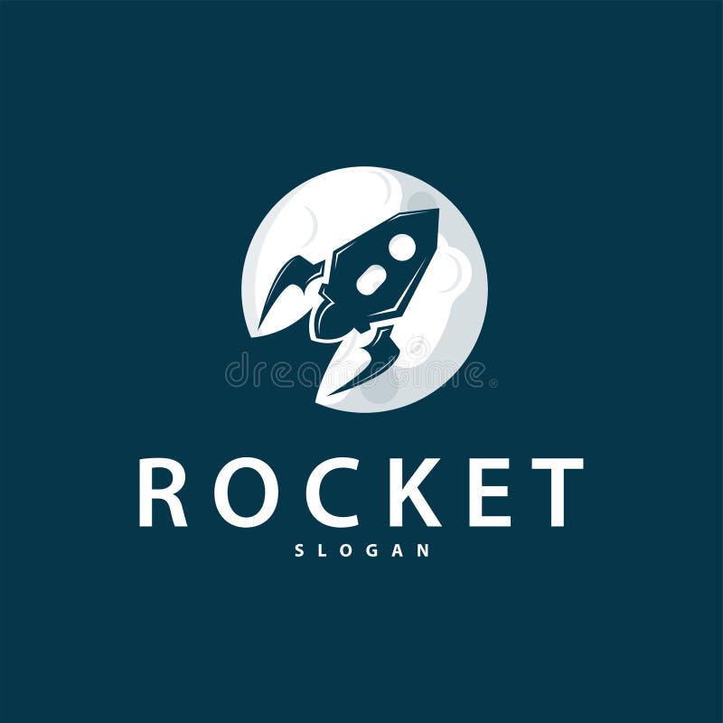 Space Rocket Logo Design, Space Vehicle Technology Vector, Simple ...