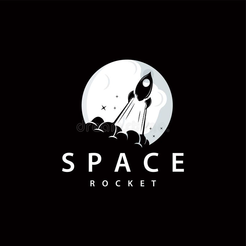 Space Rocket Logo Design, Space Vehicle Technology Vector, Simple ...