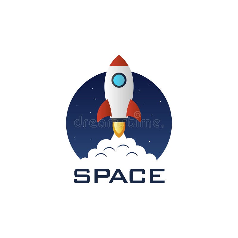 Space Rocket Logo Template stock vector. Illustration of modern - 166909301