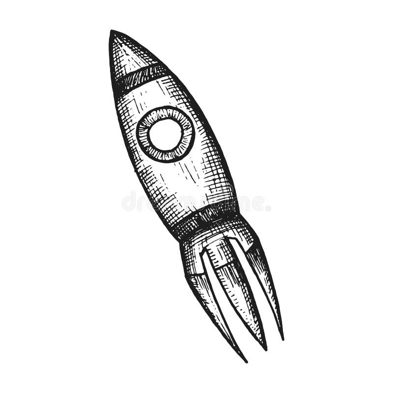 Space Rocket Sketch