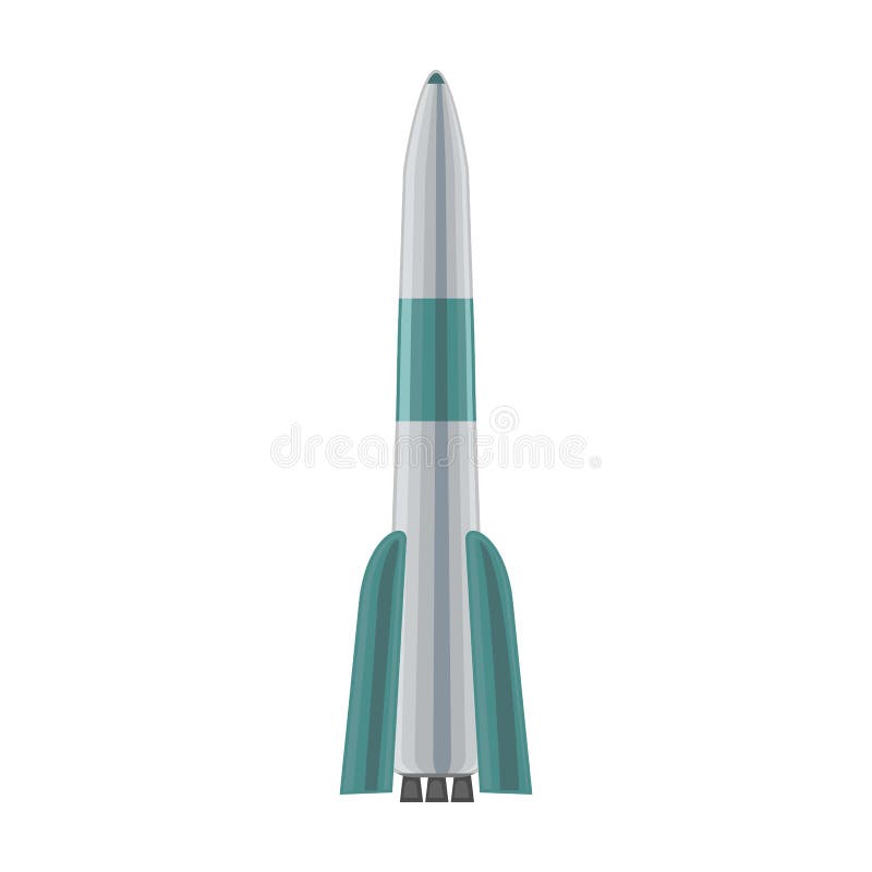 Space Rocket Vector Outline Set Icon. Spaceship Isolated Outline Set ...