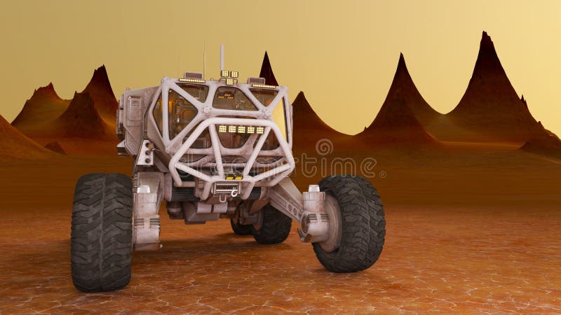 Space rover stock illustration. Illustration of exploration - 76263573
