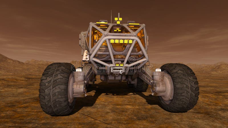 Space rover stock illustration. Illustration of star - 81951595