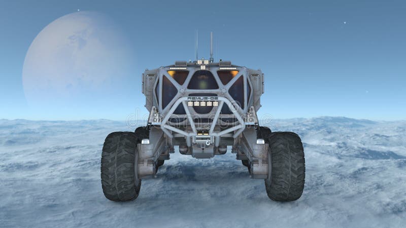 Space rover stock illustration. Illustration of science - 63243697