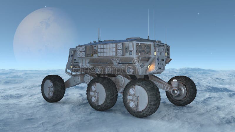 Space rover stock illustration. Illustration of heavenly - 63243705