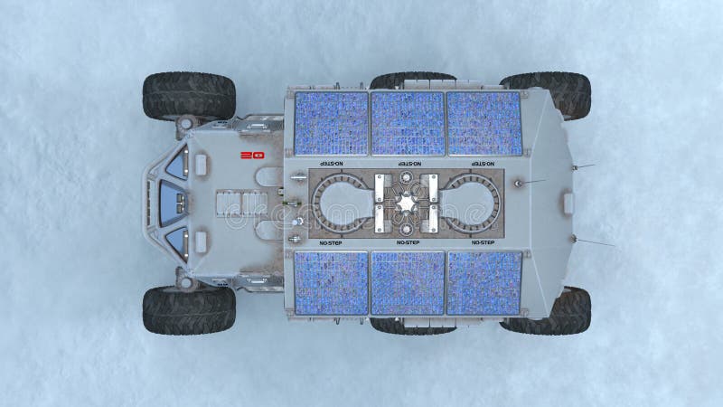 Space rover stock illustration. Illustration of science - 63243712