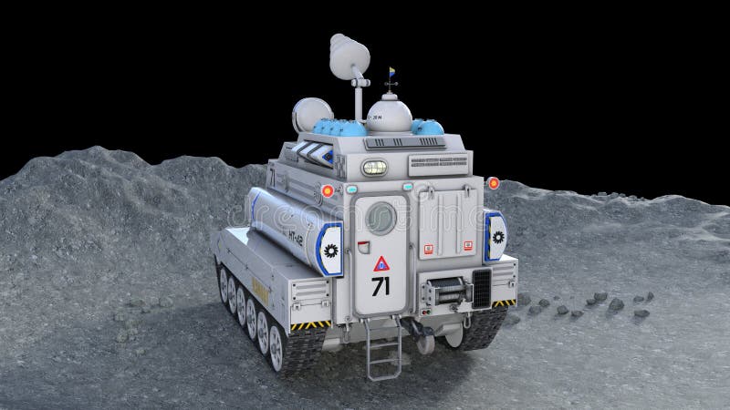 Space rover stock illustration. Illustration of star - 57210355