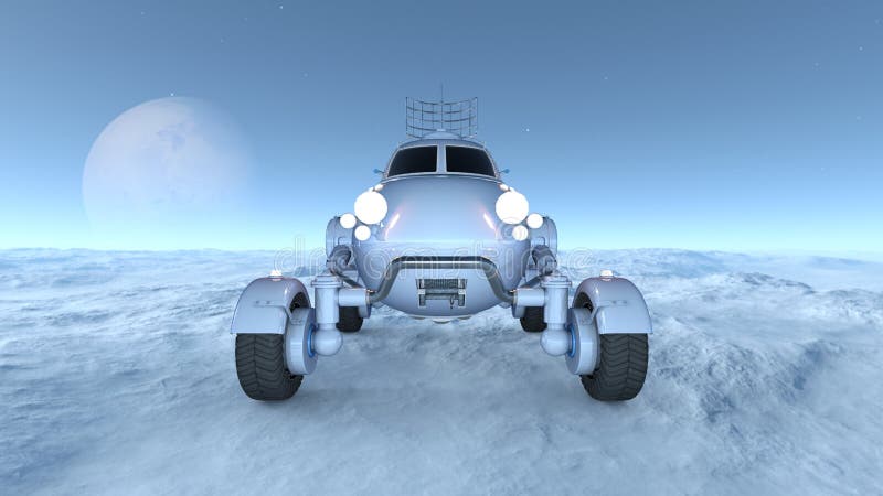 Space rover stock illustration. Illustration of vehicle - 59106950
