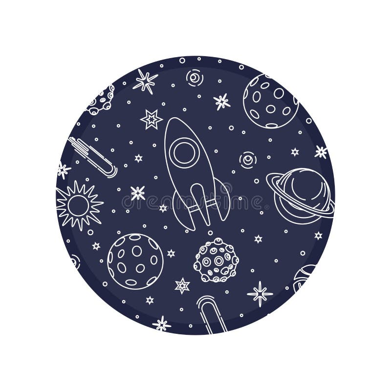Space. Sample stock vector. Illustration of discovery - 237593307