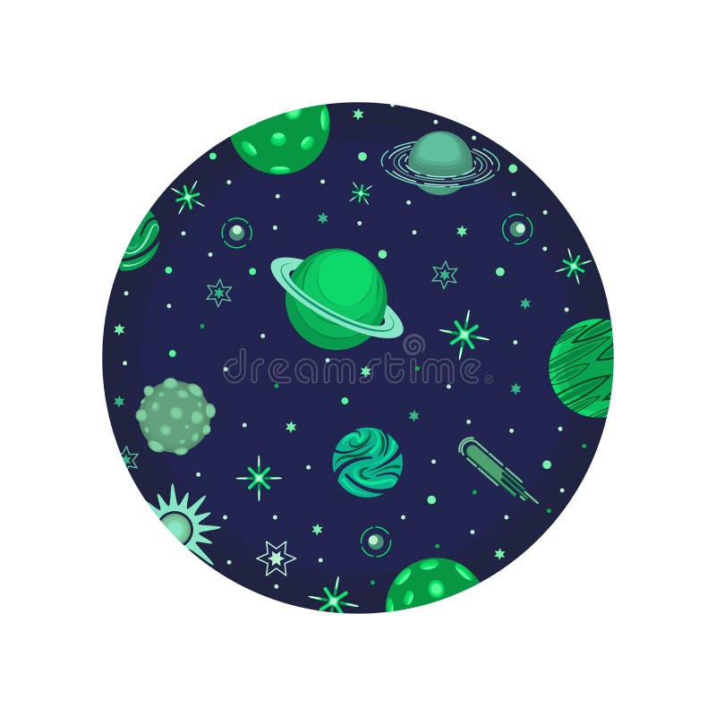 Space. Sample stock vector. Illustration of design, flight - 237593334