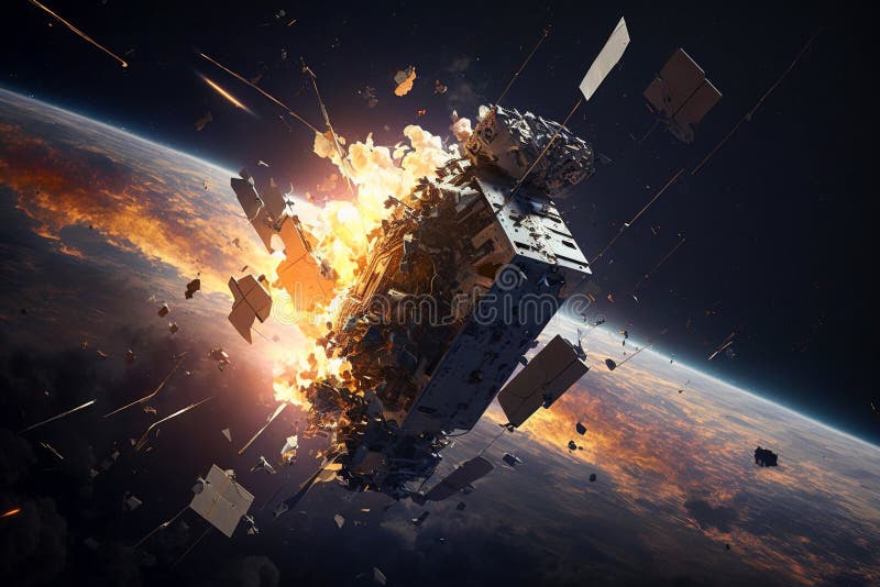 Space Satellite Explodes on Earth Orbit, Spacecraft Was Attacked ...