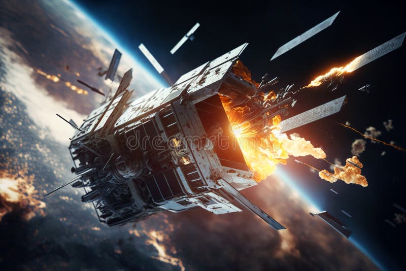 Space Satellite Explodes on Earth Orbit, Spacecraft Was Attacked ...