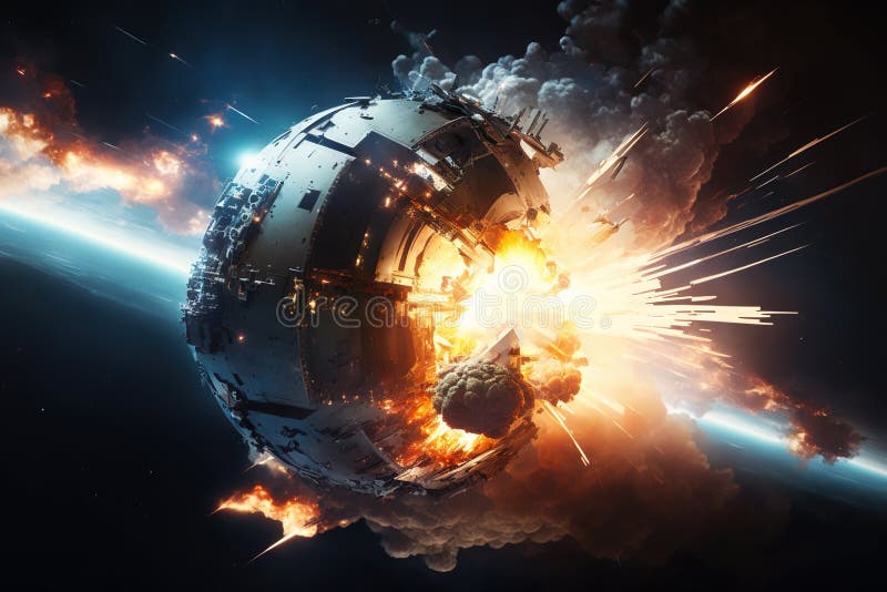 Space Satellite Explodes in Earth Orbit, Spacecraft Was Attacked ...