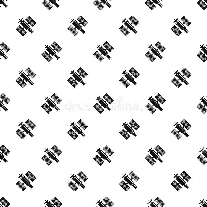 Space Satellite Pattern Vector Stock Vector - Illustration of earth ...