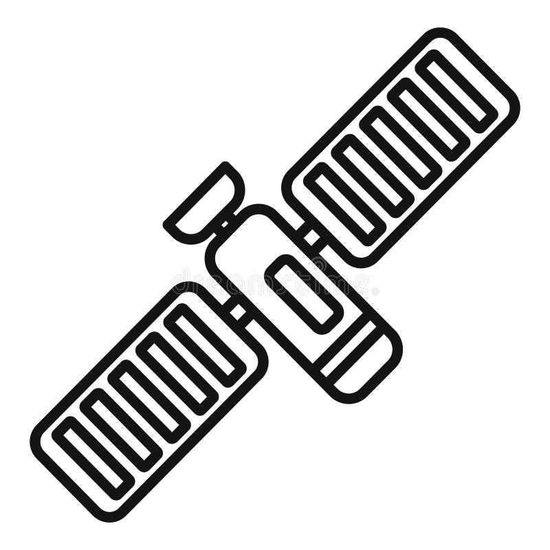Space Satellite Power Icon Outline Vector. Source Cell Stock ...