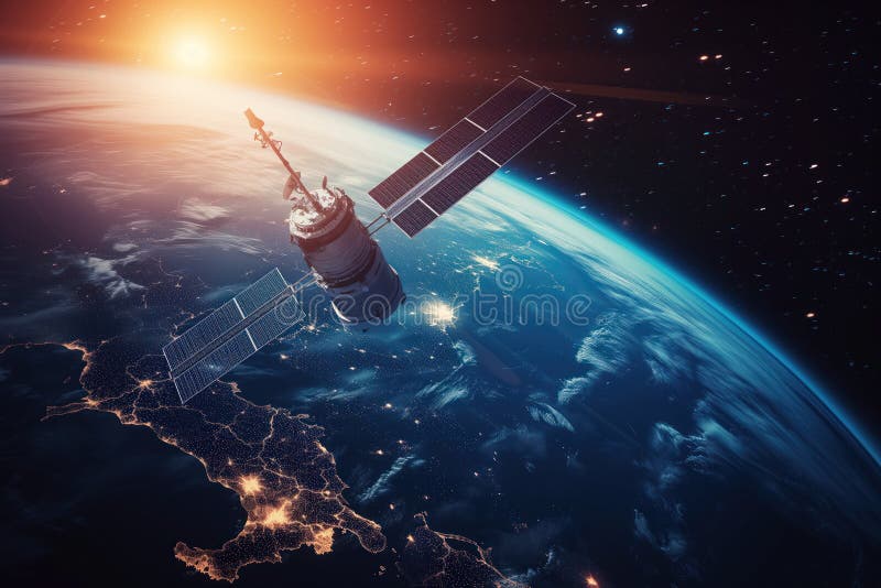 In Space, Satellite with Solar Panels Will Support Global Internet ...