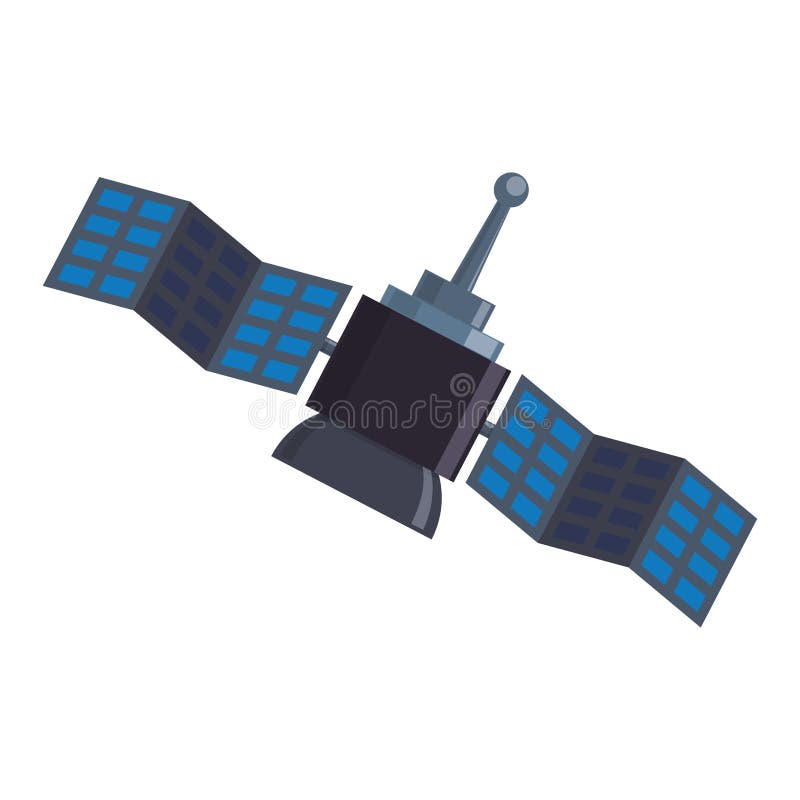 Space satellite technology stock illustration. Illustration of ...