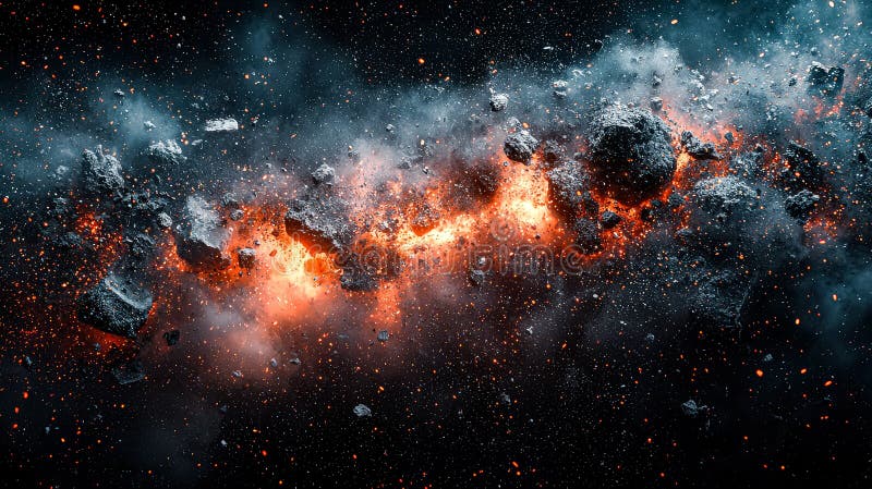 Space Scene Lot Debris Rocks Stock Photos - Free & Royalty-Free Stock ...
