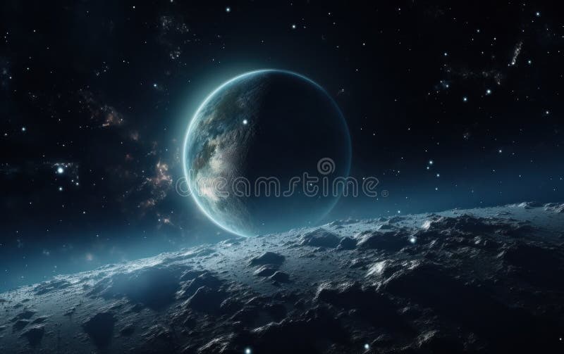 Space Scene Moving Planets in Space, Stock Photo - Image of stellar ...